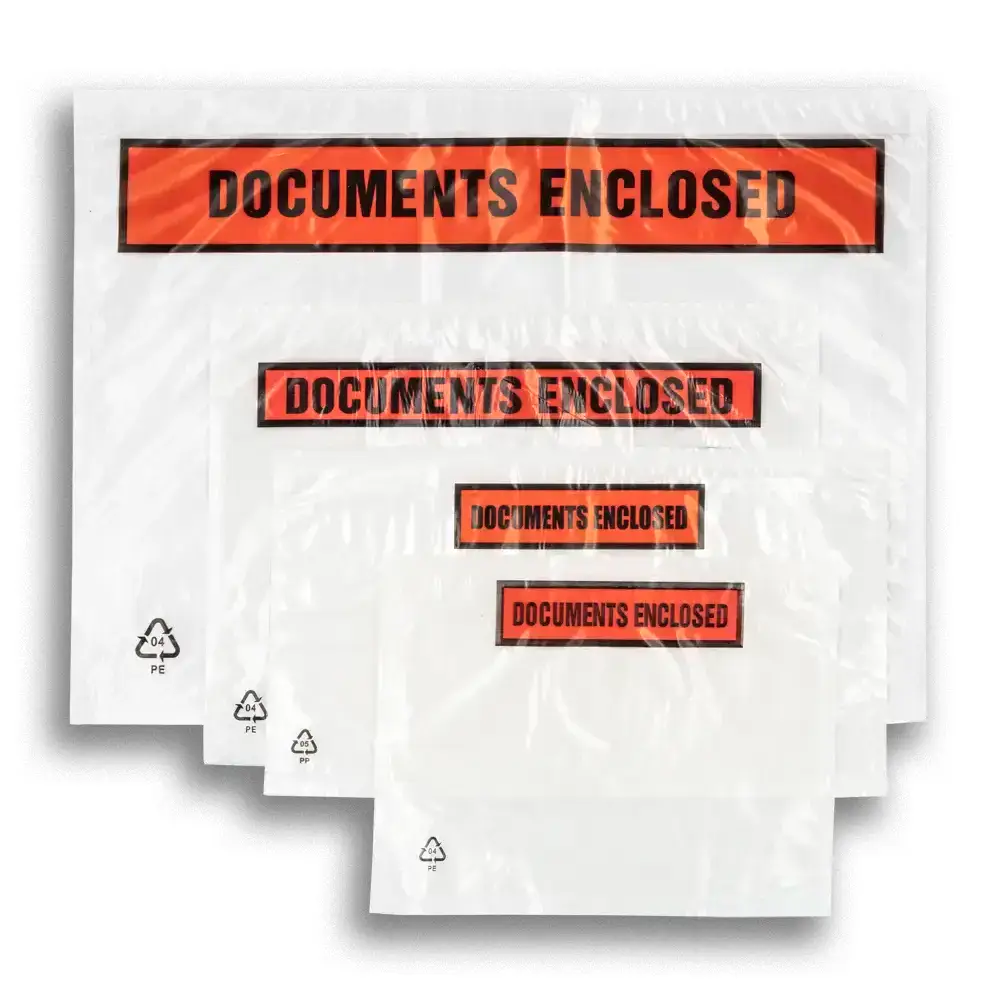 Documents Enclosed Pouches | Carrier Bag Shop