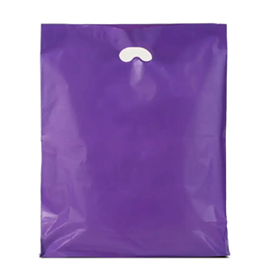 Purple Plastic Carrier Bags| Rocaba Packaging